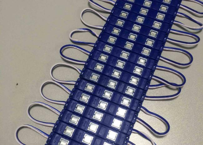 SMD LED Module High Brightness Strong Adhesive Back Tape Module 3 LEDs Per Module for Commercial Sign