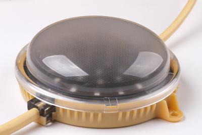 China 100mm 24V IP67 Waterproof LED Point Light with 180° Beam Angle and UV Resistant PC Material for sale