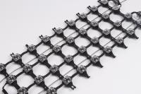 China Flexible LED Mesh Curtain Screen PC Material 30000h Lifespan DMX512 Control for sale
