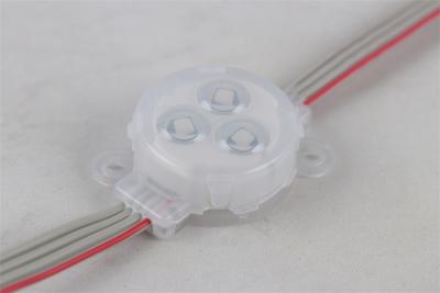 中国 アルミニウム プロフィールによって導かれるピクセル ポイント ライトはIP67 30mm DMX512 RGBの奇跡の豆を防水する 販売のため