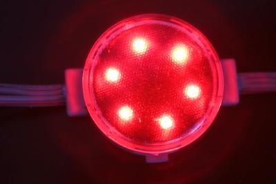 중국 완전히 방수 IP67 1.5W DC24V SMD3535 40mm RGB LED 픽셀 포인트 소스 조명 및 광고 야외 조명 판매용