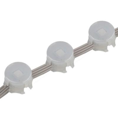 China Luz impermeável 0.3W DMX512 Smd5050 DC5V 20mm RGB do diodo emissor de luz do ponto do feijão IP67 do milagre à venda