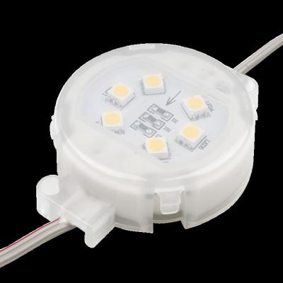 China Enige LEIDENE van het Kleurenpunt Lichte Openlucht Waterdichte IP67 1.2W Smd2835 DC24V 50mm Te koop