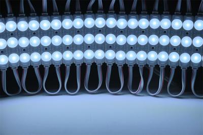 China RGB Full Color 1.2w 12v Exterior IP67 Impermeável 2835 3LED SMD Injection LED Module para publicidade à venda