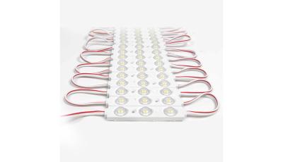 Китай Одноцветный 3 Smd2835 Модуль светодиодного сигнализационного света Внешний объектив 1.2w Светильники 12в продается