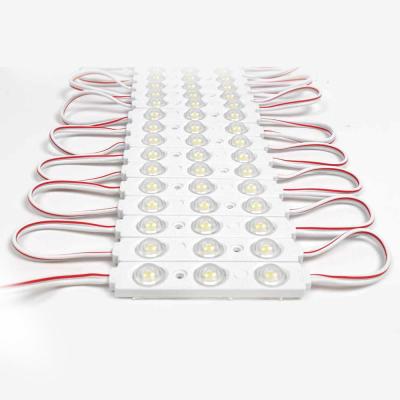 China Single Color 3 Smd2835 Led Module Signage Light Outdoor Lens 1.2w Lights 12v for sale