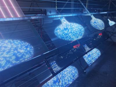 Китай Светлый и тонкий цвет RGB светодиодный прозрачный экраны для больших зданий продается