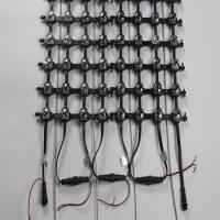 China P62.5 High Transparency Flexible LED Mesh Screen 1000x1000mm DC24V for Advertising for sale