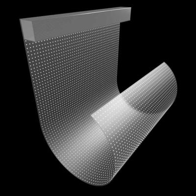 Китай Наружный дисплей с прозрачной светодиодной пленкой P20 для рекламы продается