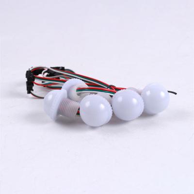 Cina 33mm 16 pixel Carnevale luce a LED Cabochon Led 12v Rgb Led Amusement Light Pixel Light in vendita