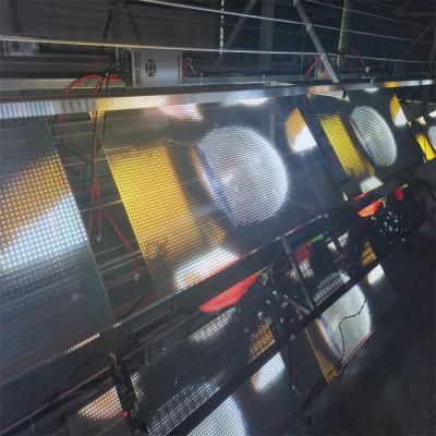 Cina Display LED trasparente per la pubblicità nei negozi al dettaglio P4 Display LED flessibile DC5V Super Slim in vendita