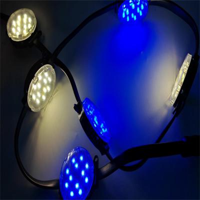 China IP67 impermeável DC24V 50MM DMX LED RGB Luzes de pixel programáveis Full Color Smart Point Light Outdoor à venda