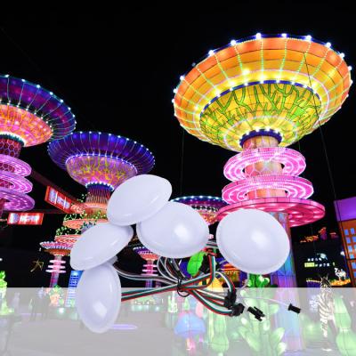 Outdoor RGB LED Programming Pixel Light 53mm 2W DC12V For Amusement Park