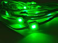 China PC Shell LED Point Light Side Emitting View Sample Kit Module RGB Pixel Light 30pcs DC24V IP67 for sale