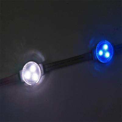 China 48pcs RGB LED endereçável Luzes de cordas de pixels à prova d'água para árvore de Natal à venda