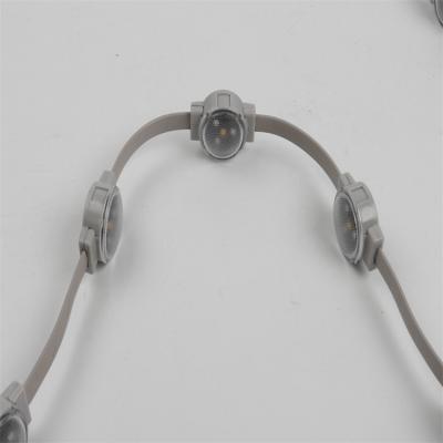 China RGB SMD3535 Vollfarbige LED-Pixel 30mm 12V 1W runde wasserdichte LED-Weihnachtslichter mit Objektivdeckel zu verkaufen