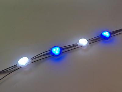 China RGB LED Point Light  1W Epistar Chip 30mm RGB LED Point Light Waterproof Outdoor IP67 with PC Body for sale