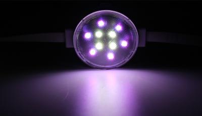 China 0.3W Epistar Chip 50mm RGB LED Point Light Waterproof Outdoor IP67 with PC Body for sale