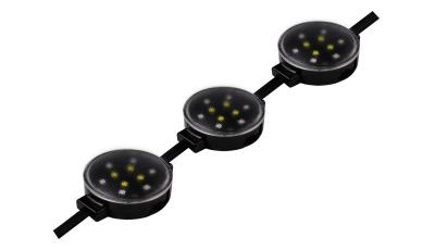 China 0.3W Epistar Chip 50mm RGB LED Point Light Waterproof Outdoor IP67 with PC Body for sale