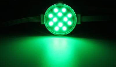 China 12 LEDs cor 24V 50mm fonte de luz de ponto DMX512 luz pixel decorativa à venda