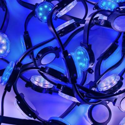 중국 방수 외부 40mm 픽셀 LED 포인트 라이트 24v 작업 전압 및 120° 빔 각도 판매용