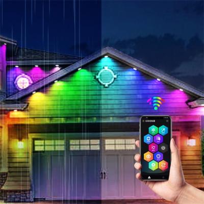 Chine Éclairage de Noël permanent IP67 Contrôleur Wifi intelligent Maison extérieure LED Pixel extérieur lumières de la tour de vacances à vendre