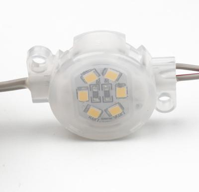 중국 방수 픽셀 포인트 광원 30mm SMD5050 IP67 DC12V 외부 건물 용 전압 판매용