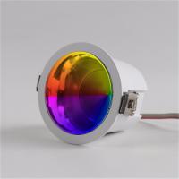 China Circular LED Down Lights 20W RGBW 85mm Office Ceiling Embedded Lighting with IP20 Rating for sale