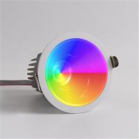 China Embedded Multi-Mode LED Spotlight 20W RGBW Indoor Lighting Circular Square AC100-240V for sale
