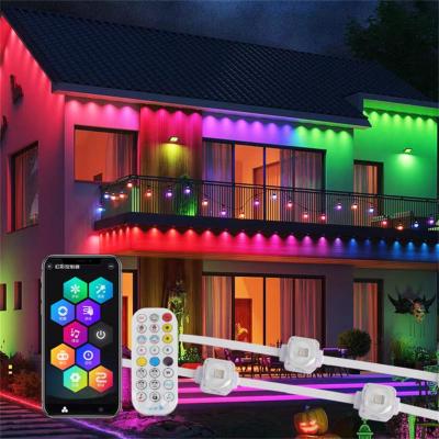 China Casa 24V RGBW IP67 LED Eaves Light Outdoor Color Decorativo para Natal e Ano à venda