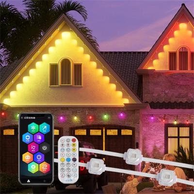 China Casa 24V RGBW IP67 LED Eaves Light Outdoor Color Decorativo para Natal e Ano à venda