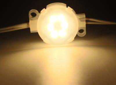 China IP67 LED Point Light Source 6LEDs/pcs Warm White Color with Changeable Emitting Copper Lamp Body Used in Park Building for sale