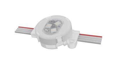 China Permanent Christmas Light Led Smd3535 DMX 512 12V RGB Digital 30mm Addressable Led Pixel Point Light 120° Beam Angle for sale