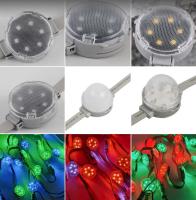 China DMX Madrix SMD 5050 RGB LED Point Lights - IP67 Waterproof, 30,000 Hours Lifespan, 12V/24V DC Programmable for sale