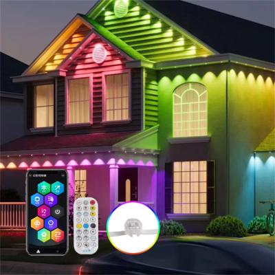 China Colorido de Navidad LED Puertas de luz Decoraciones resistente al agua IP67 cuerpo de plástico LED luz RGBW Control en venta