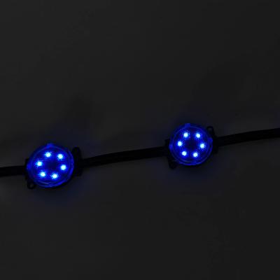 China Hot Selling 50mm Smart Pixel Rgb Light Led Decorations Waterproof Christmas Colorful Point Lights for sale