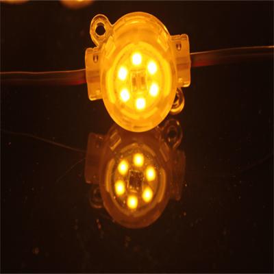 China Luzes Permanentes para Exterior SPI Vermelho Amarelo Branco Ponto Pixel Led 30mm 6 LEDs Com Preço de Atacado à venda