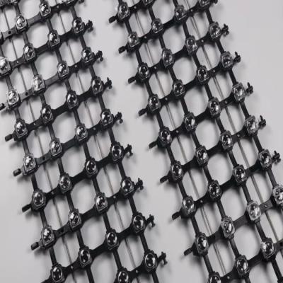 China Tela de malha LED à prova d'água com melhor venda para publicidade, corpo da lâmpada em material PC, tela de cortina de rede LED à venda