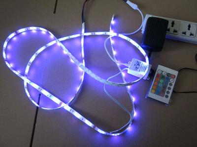 China DV12V SMD5050 RGB LED Light Strip 60Leds/M Colorful Smart Strip Lights For Building AD for sale