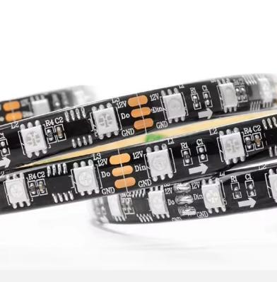 中国 LEDストリップ WS2812B WS2812 ピクセル RGB デジタル LED ストリップ フレキシブル マジック ドリーム 販売のため