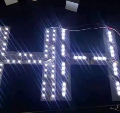 China 12V Mini LED Modules  3LED SMD 2835 0.48W Cold White with Lens Ultra Small Mini LED for Led Sign Billboard for sale