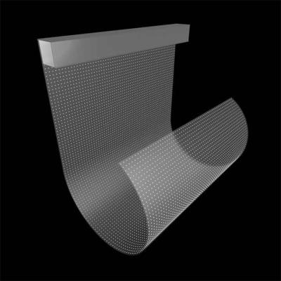 China P4 Hohe Transparenz Flexible LED-Display Bildschirm Glasfenster Innenwerbung Led Transparent Film zu verkaufen