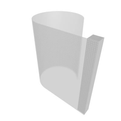 China P8 Indoor RGB Full Color DC5V Flexible Transparent LED Film Screen Indoor Transparent Film LED Display Screen for sale