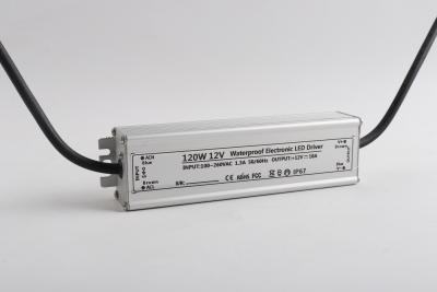 China Outdoor Waterproof Ultra-Thin DC12V 120W Linear Power Supply LED Light Strips Driver with High Energy Transfer Efficiency AC-DC for sale