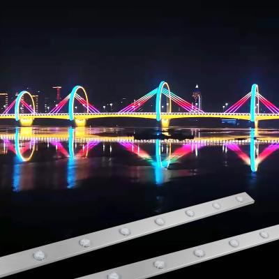 China Holiday LED Pixel Point Light DC12V SMD3535 RGBW Chasing Light Round 30mm Smart Christmas Permanent Residential Light for sale