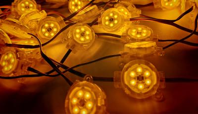 China SMD2835 Experience 0.6W Outdoor Waterproof Single Color Ip67 30mm DC12V Round LED Pixel Point Light for sale