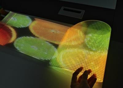 China LED Transparency Film Screen P8  Display for Retail Store and Shopping Mall Advertising for Storefront Window and Welcome Display for sale