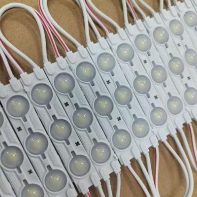 China Módulo LED para Sinalização Externa por Atacado 3 LED SMD2835 Lente 1.2W Injeção Módulo LED de Alta Luminosidade 12v à venda