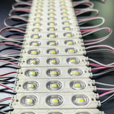 China Factory Price Dc12v Waterproof IP65 SMD Modules White Light Super Bright 3led 5054 Led Module Lights for Advertisement Design for sale