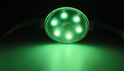 China LED Pixel Point Light Sourse Outdoor Building Lighting  IP67 24V 50mm 1W Outdoor 1800K-6500K for sale